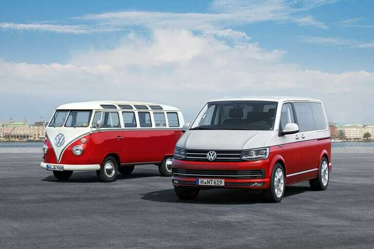 VW T6: Rot-weißer Samba als Vorbild für Zweifarblackierung - dhz.net