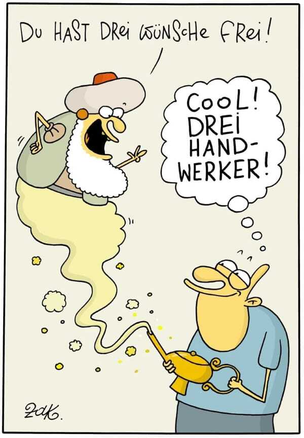 Lustige Karikaturen und Cartoons zum Handwerk - dhz.net