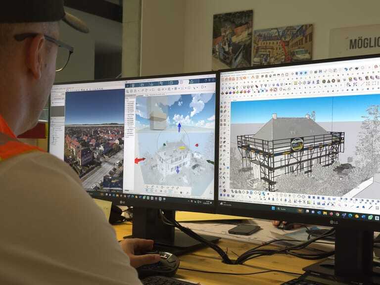 Aufmaß per 3D-Scan: Gerüstbauer berichtet aus der Praxis - dhz.net