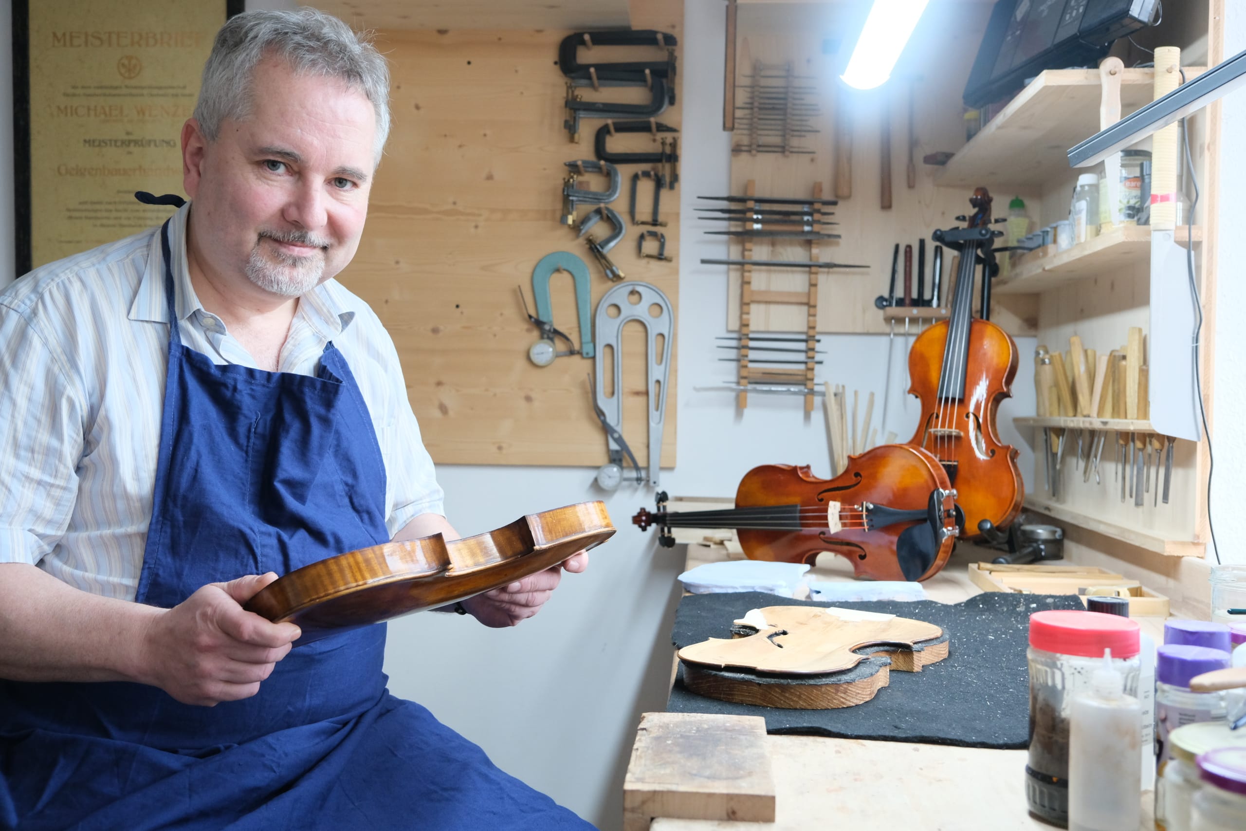 Werkstatt der wertvollen Violinen - dhz.net