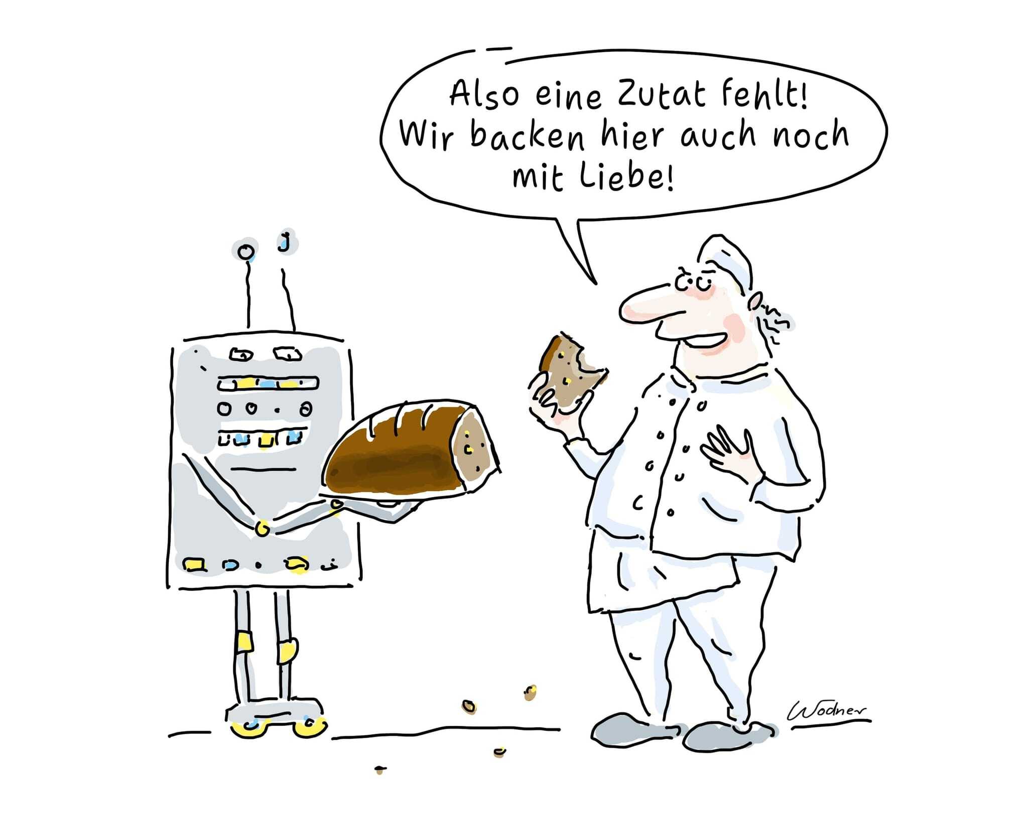 10 Karikaturen und Cartoons zu Handwerk und KI - dhz.net